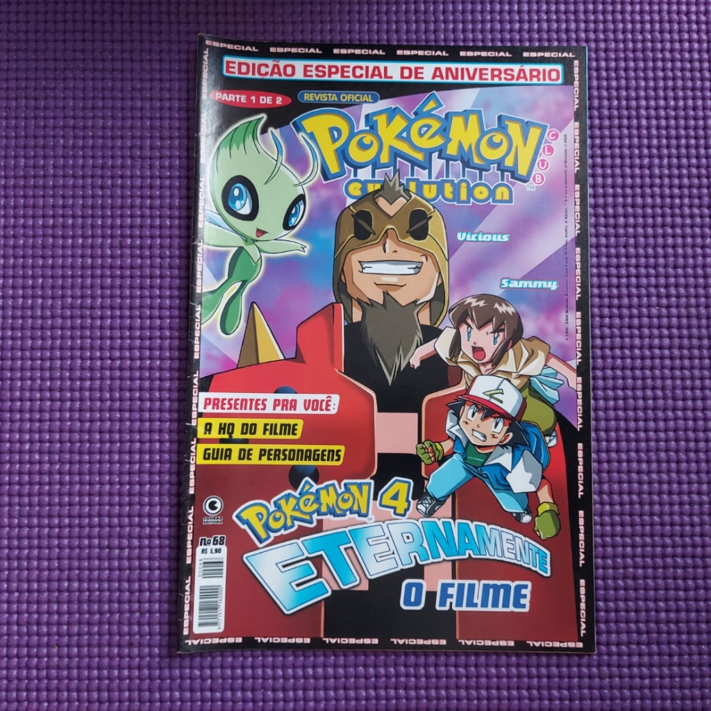 POKÉMON CLUB EVOLUTION N°: 68, 69 REVISTA PT BR CONRAD EDIÇÃO ESPECIAL ...