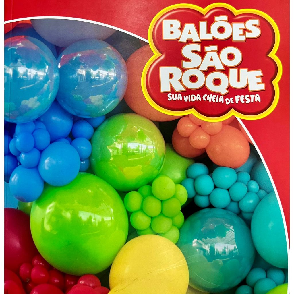 Balões São Roque Cores Metallic 9 e 5 Pol Pc 25un | Shopee Brasil