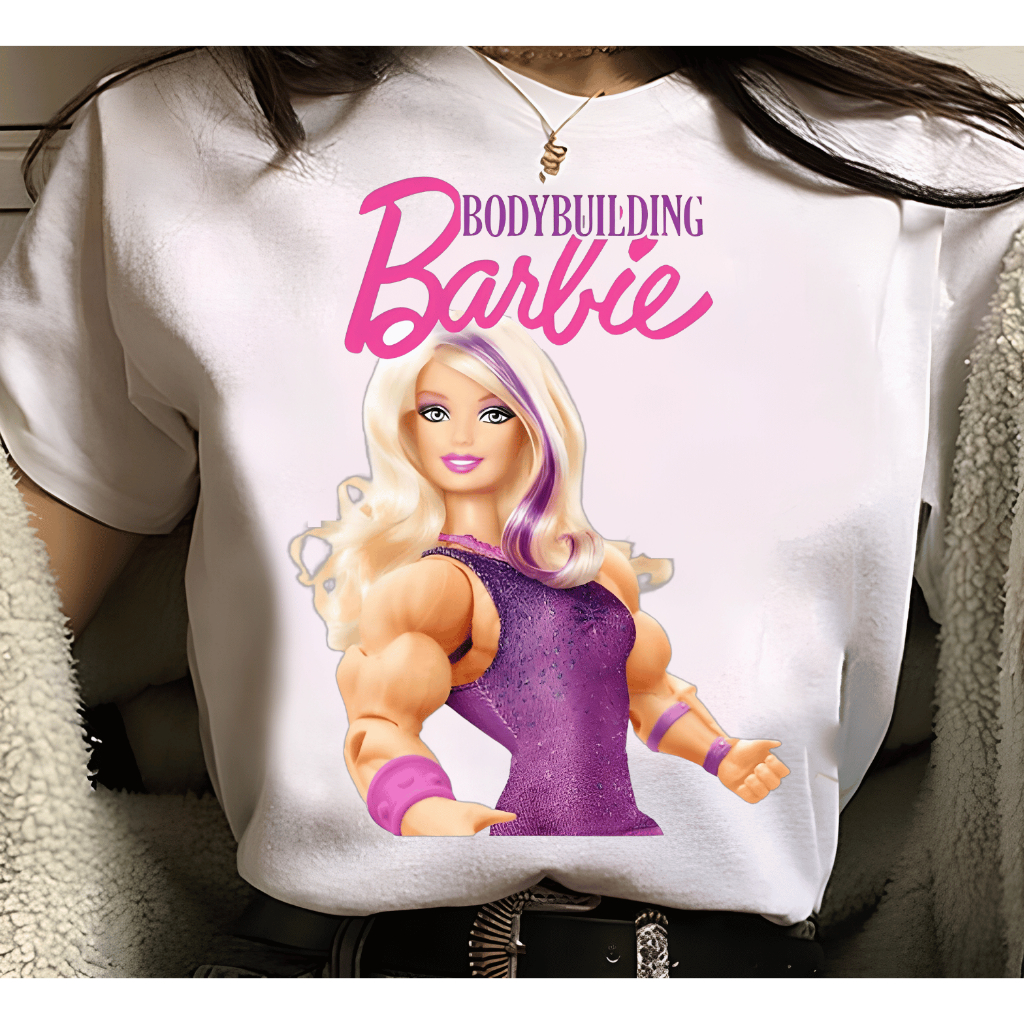 Camiseta Barbie Bodybuilder Treino Musculação Meme Maromba | Shopee Brasil