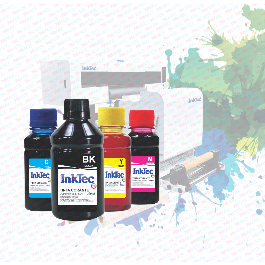 Tinta Para Impressora Epson L121 L120 L396 L395 L380 L375 L355 ...