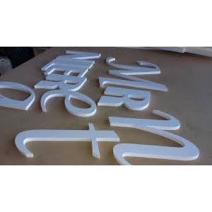 KIT 10 LETRAS em PVC Expandido/Letreiros/Logo Personalizado/Fachadas ...