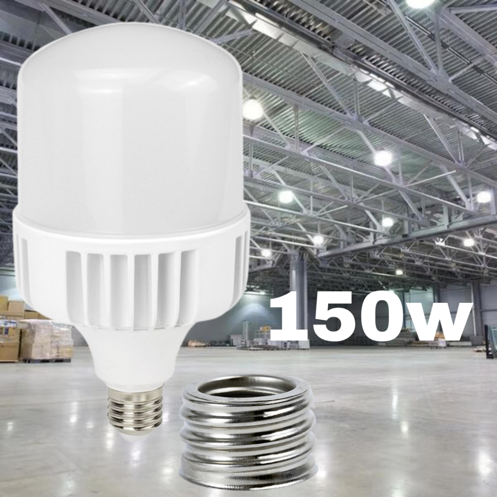 Kit 5 Lâmpada Super Led Bulbo 150w E27 E40 Alta Potência Galpão Branco frio 6500k Bivolt ...