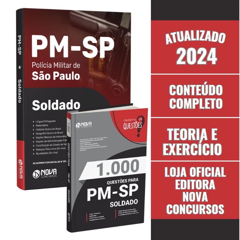 KIT PM-SP 2024 - Soldado | Shopee Brasil