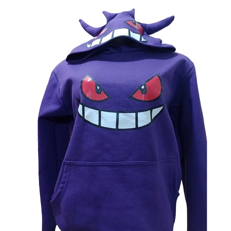 moletom gengar pokemon com touca ash anime cosplay blusa | Shopee Brasil