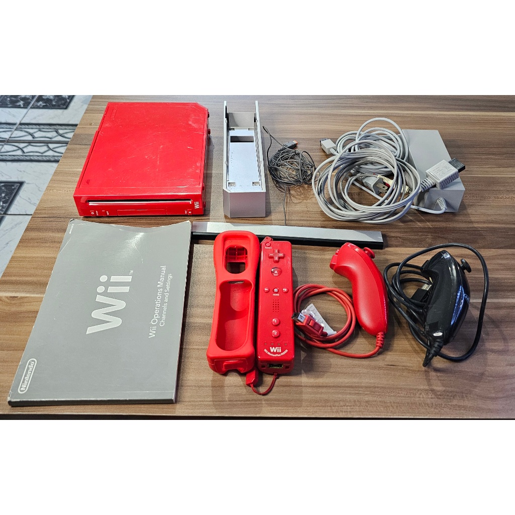 Console Nintendo Wii Vermelho 25 Anos Bloqueado Original | Shopee Brasil