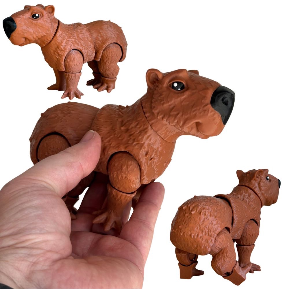 Capivara Articulada Brinquedo Fidget Toy Sensorial CapyLove Presente ...