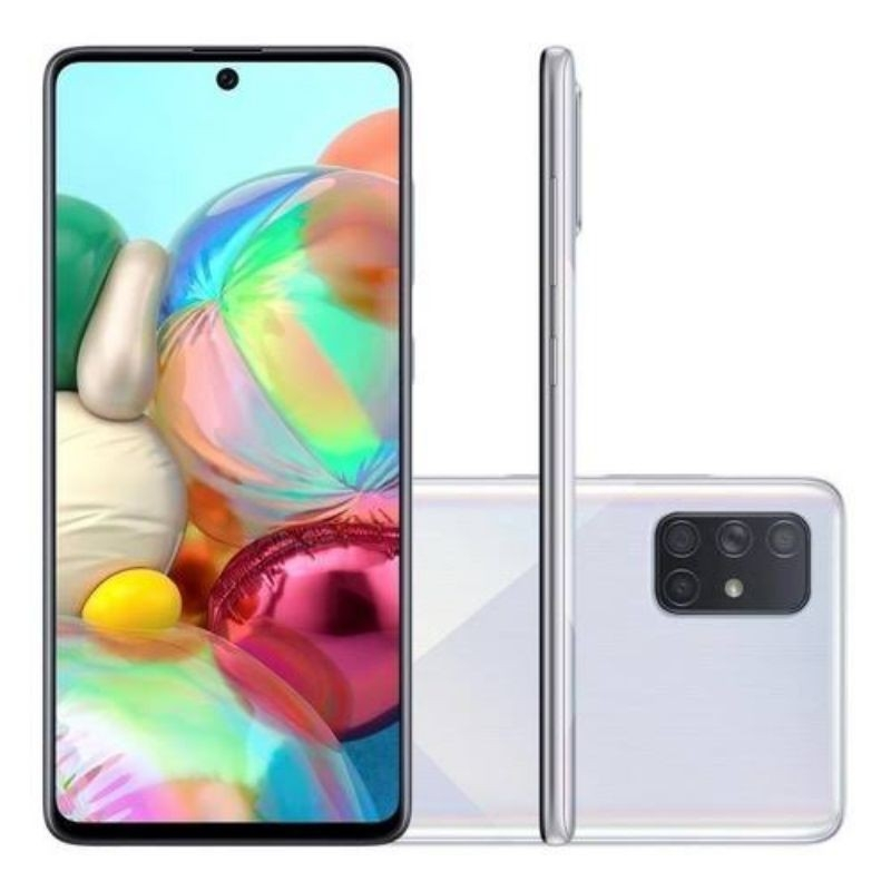 Samsung Galaxy A71 Dual SIM 128 GB Branco | Shopee Brasil