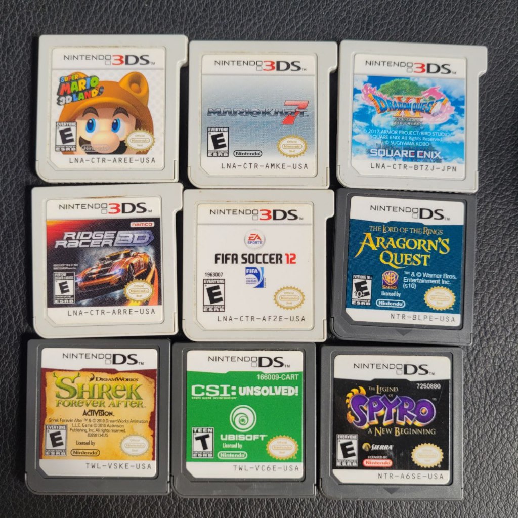 Jogos Nintendo DS e 3Ds Baratos - Mario 3D Land, Mario Kart, Dragon Quest XI, Ridge Racer, Spyro ...