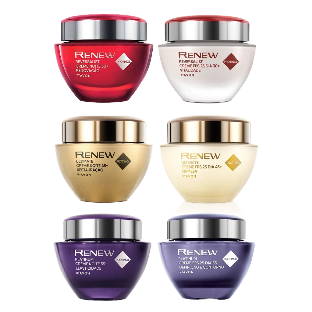 Renew Avon Reversalist 30-44 anos | Ultimate 45-54 anos | Platinum 55 ...