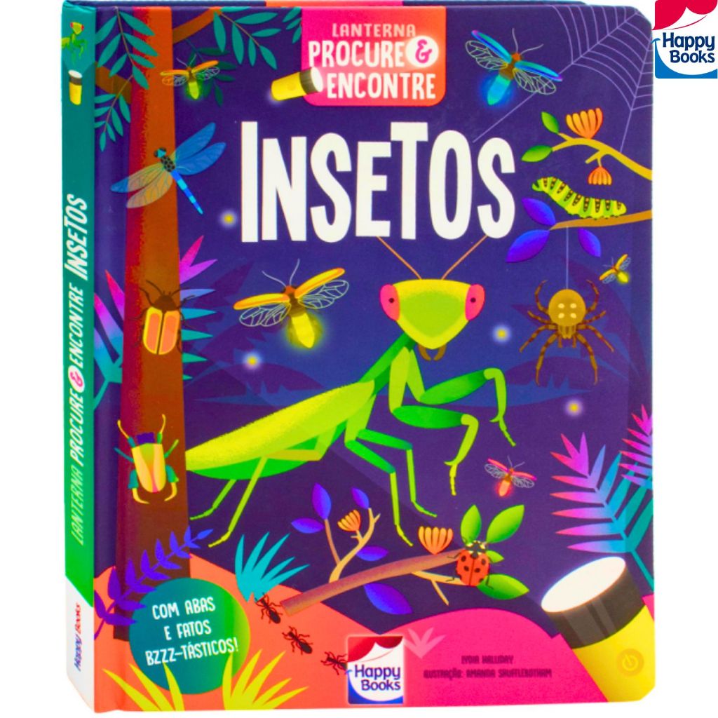 Livro Infantil Lanterna Série Procure & Encontre: Mundo dos Insetos ...