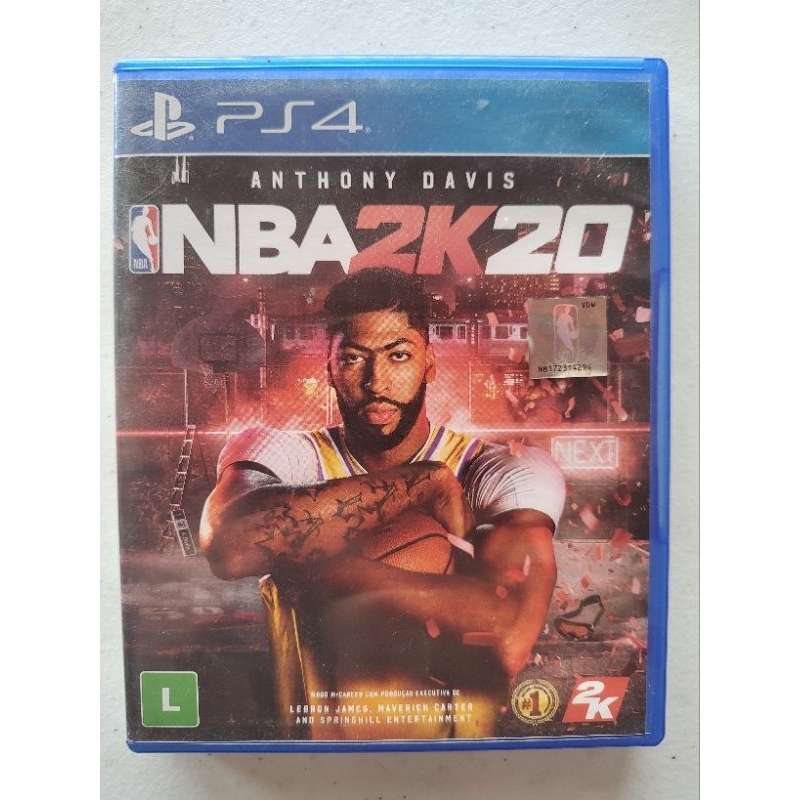 NBA 2K20 P S 4 Original Game Midia Fisica Jogo Seminovo