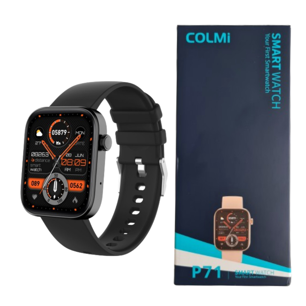 Relógio Smartwatch Colmi P71 Original Faz Chamada Por Voz E Recebe ...