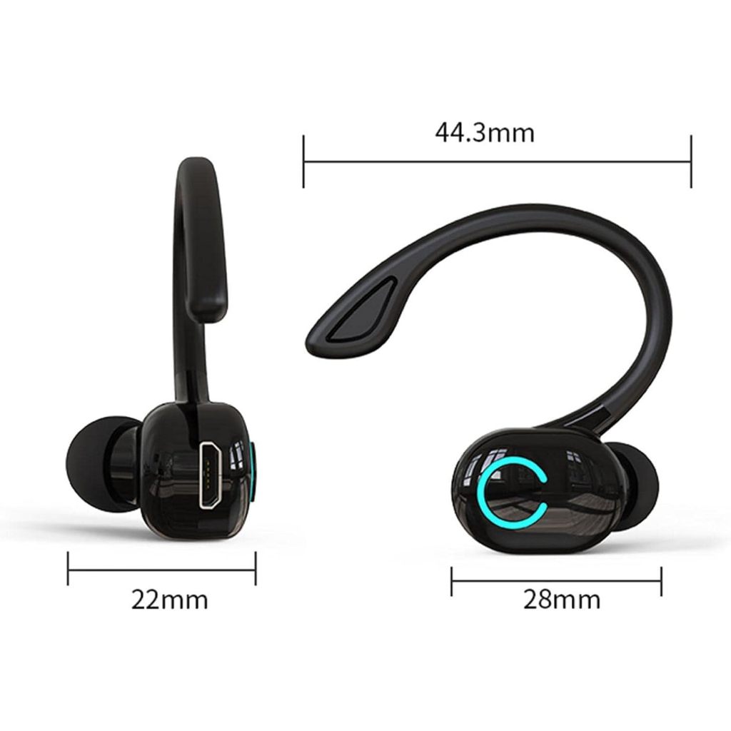 Fone De Ouvido Bluetooth 5.2 Tipo Gancho Sem Fio S10 | Shopee Brasil