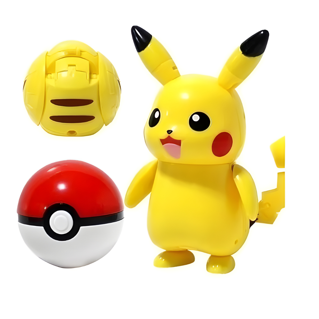 Pikachu Pokebola Boneco Pokemon | Shopee Brasil