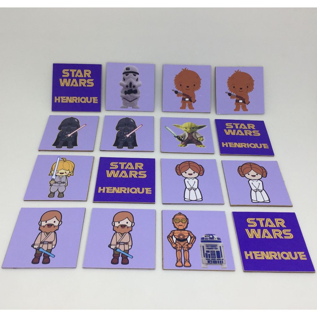 Jogo da Memória Star Wars/Baby Yoda | Shopee Brasil