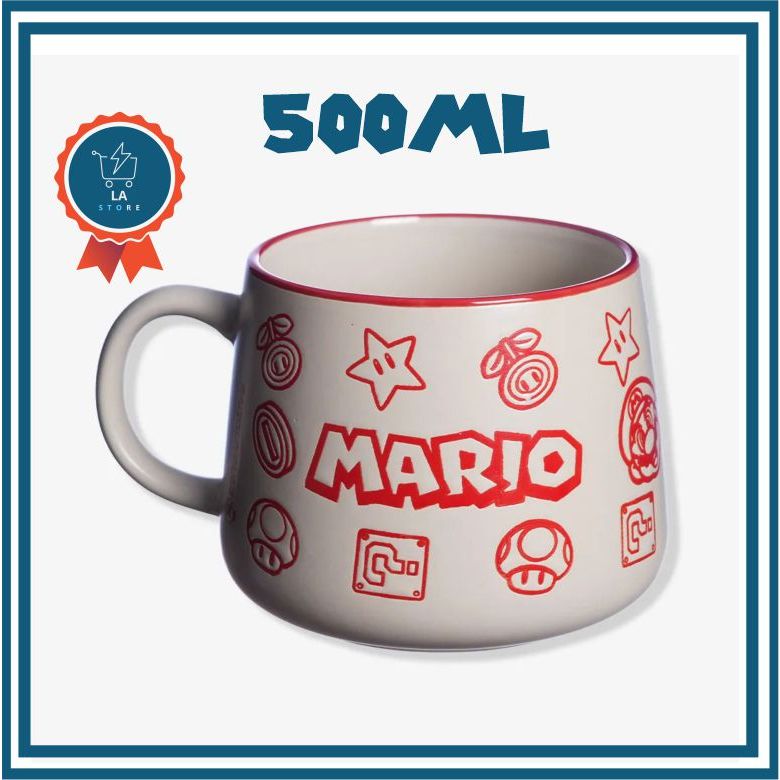 CANECA MOMA SUPER MARIO 500ML Produto Licenciado | Shopee Brasil