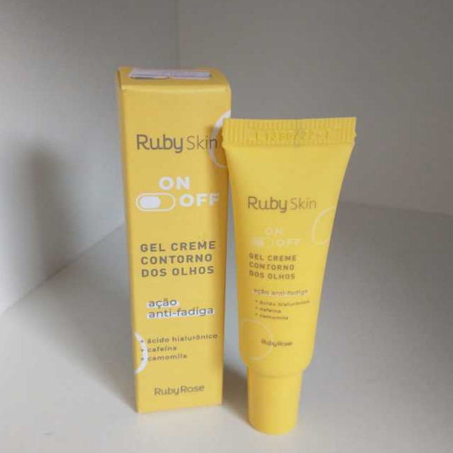 kit com 2 unidades Gel Creme Contorno Dos Olhos Ruby Rose Ruby skin on ...