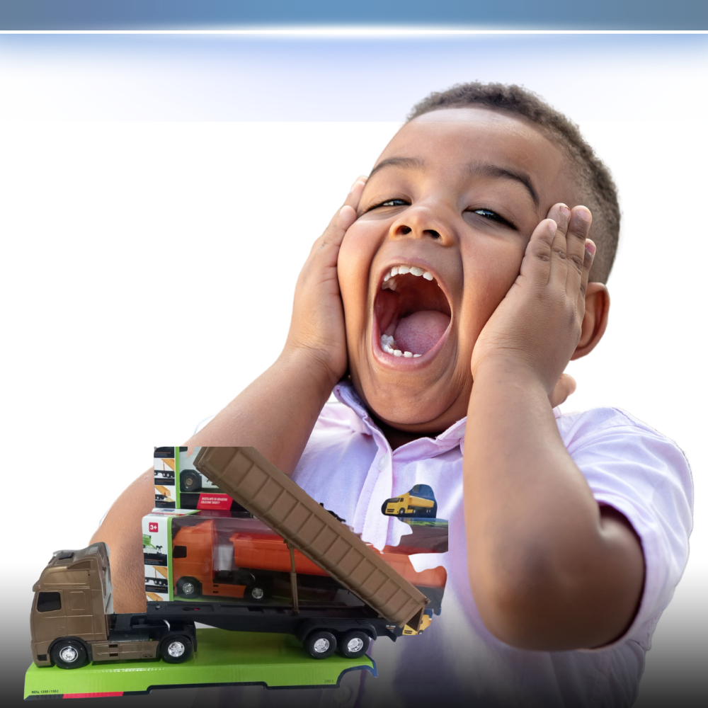 Caminhao Cacamba vasculante grande Roma Brinquedos | Shopee Brasil