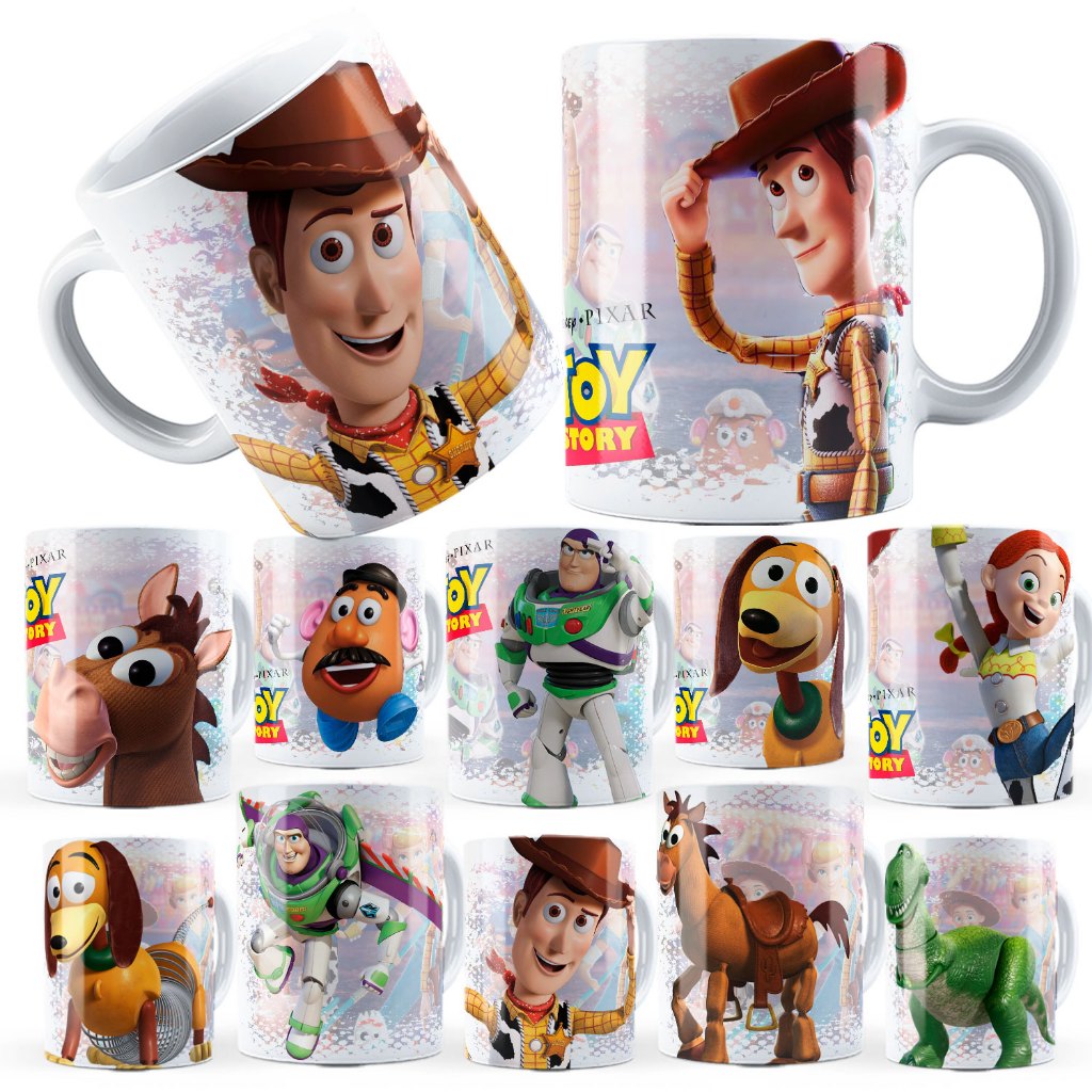 Canecas Toy Story o Mundo dos Brinquedos Mais Amados Agora No Seu Café ...