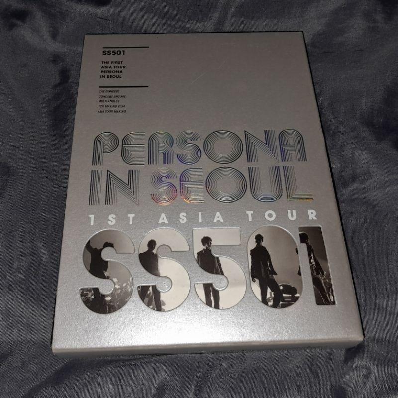box 3 dvds SS501 the first asia tour persona in seoul triplo kpop ...