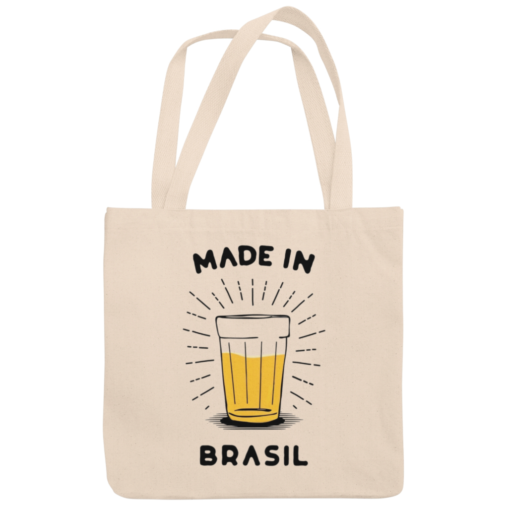 Bolsa Sacola Ecobag Com e Sem Zíper Made in Brasil Arte de Boteco 100% Algodão Arte.519 | Shopee ...