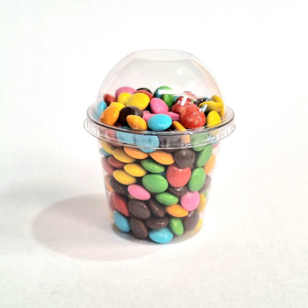 100 un Mini Copo Bolha 60 ml com Tampa Sem Furo Cristal Resistente G697 Galvanotek | Shopee Brasil