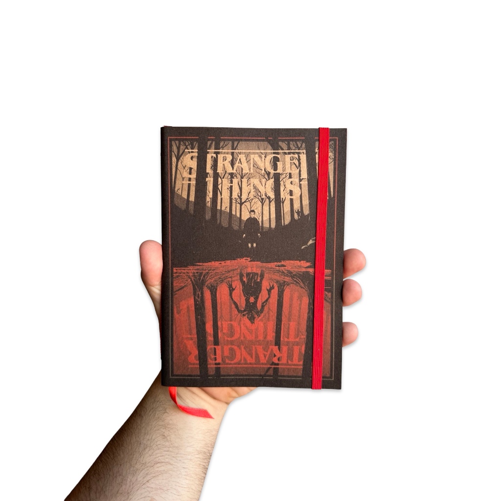 Sketchbook Caderno Stranger Things Eleven Demorgorgon com Elástico e ...