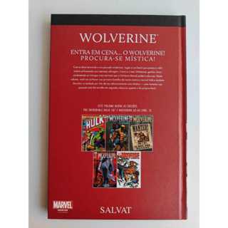 HQ Os Heróis Mais Poderosos da Marvel (Salvat capa Vermelha Nº 03) Wolverine | Shopee Brasil
