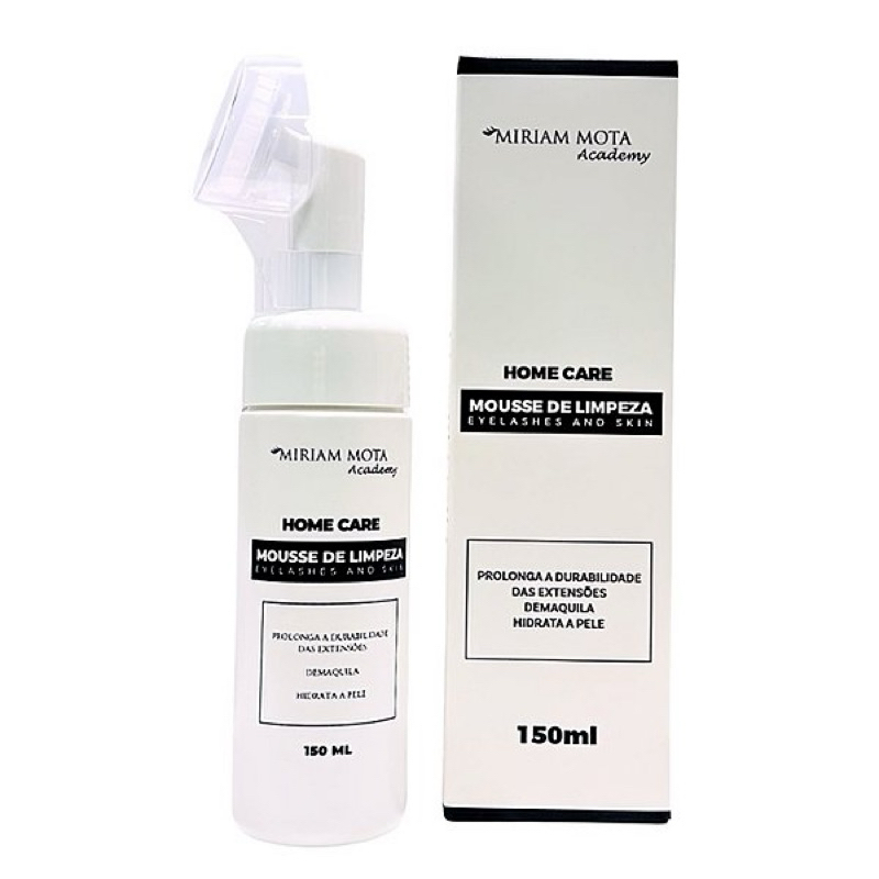 Mousse Limpeza Home Care Miriam Mota Alongamento Cílios E Pele 150ml ...
