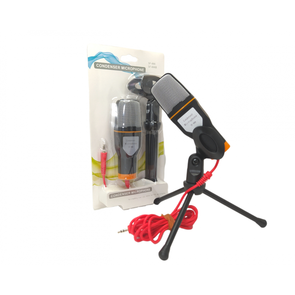 Microfone Condensador SF-666 | Shopee Brasil