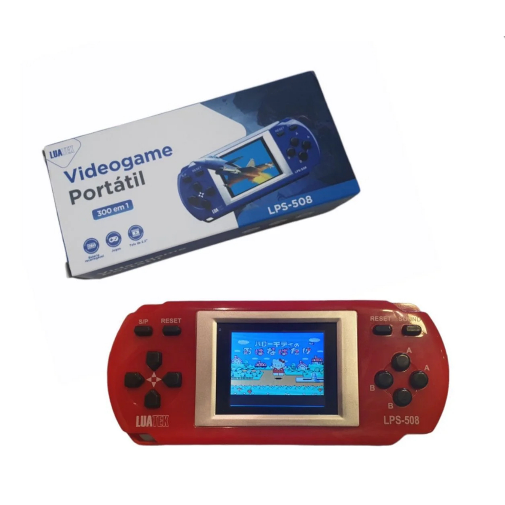 VIDEO GAME PORTATIL LUATEK 300 EM 1 LPS-508 | Shopee Brasil