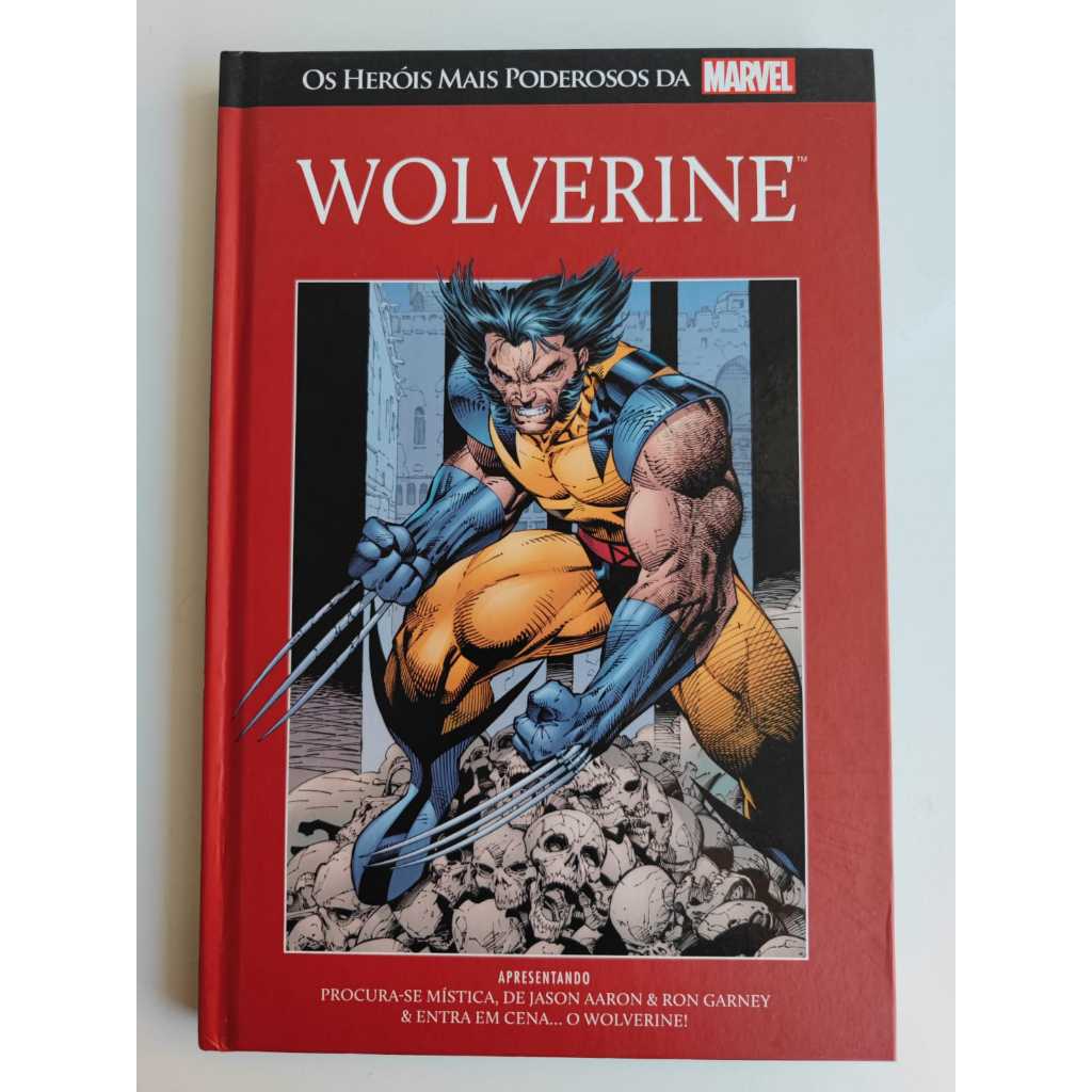 HQ Os Heróis Mais Poderosos da Marvel (Salvat capa Vermelha Nº 03) Wolverine | Shopee Brasil