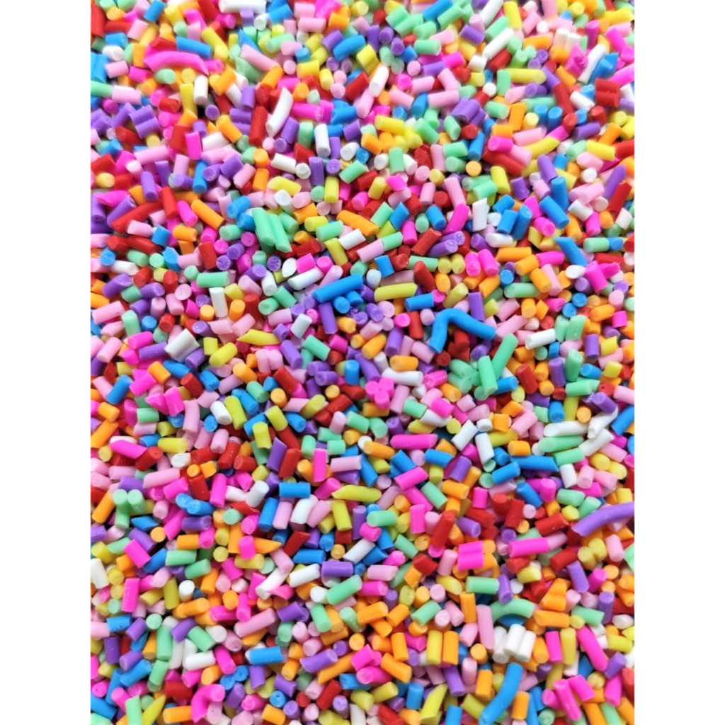 Mini Granulado Fimo Aplique para Artesanato Emborrachado - 100 Gramas ...