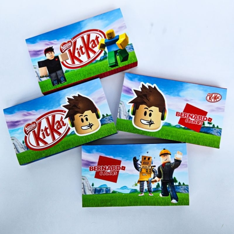 Porta KitKat personalizado Roblox | Shopee Brasil