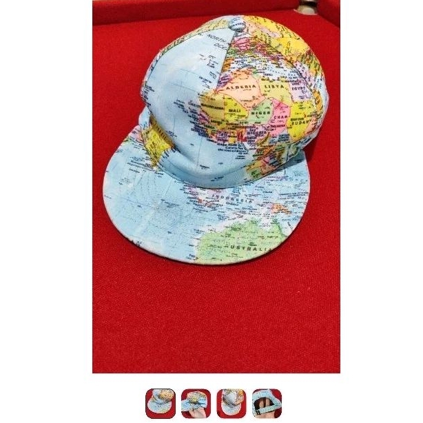 Boné mapa geografia Wuke | Shopee Brasil