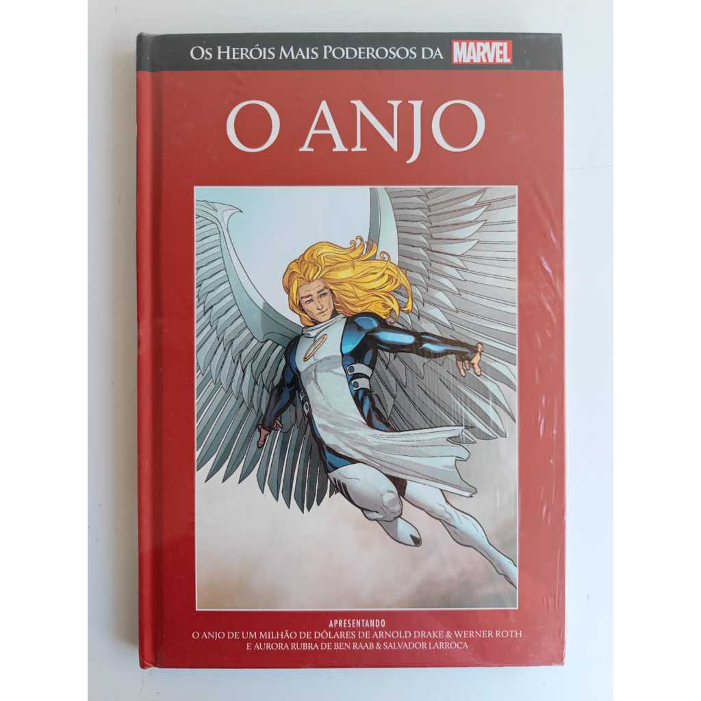 HQ Os Heróis Mais Poderosos da Marvel (Salvat capa Vermelha Nº 35) O Anjo (Lacrada!) | Shopee Brasil
