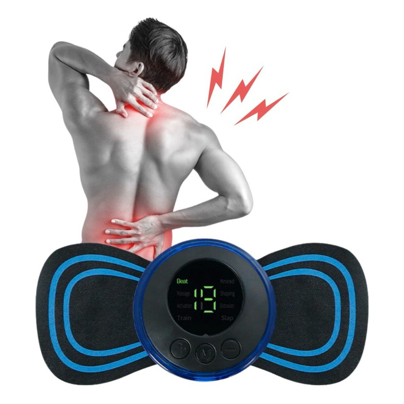 Massageador Elétrico Portátil Recarregável Relaxante Muscular Alivia ...