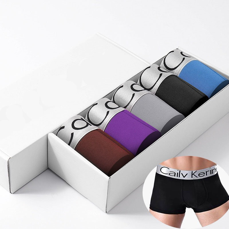 kits 5 Cueca Box Microfibra Alta Qualidade Pronto Entrega C | Shopee Brasil