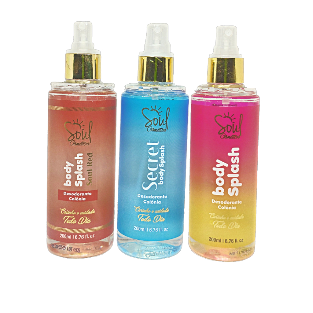 Perfume Desodorante Colônia Body Splash Soul 200 ml | Shopee Brasil