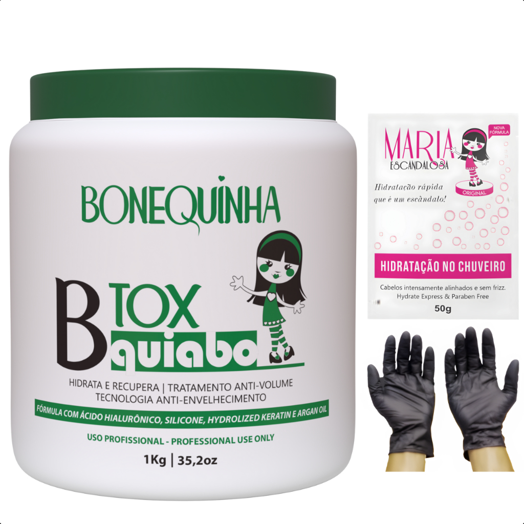 B-Tox De Quiabo 1kg Bonequinha Escandalosa | Shopee Brasil