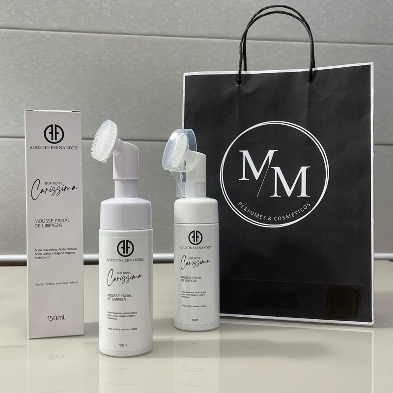 Espuma Mousse de Limpeza Facial Boa Noite Caríssima 150ml Agustin ...