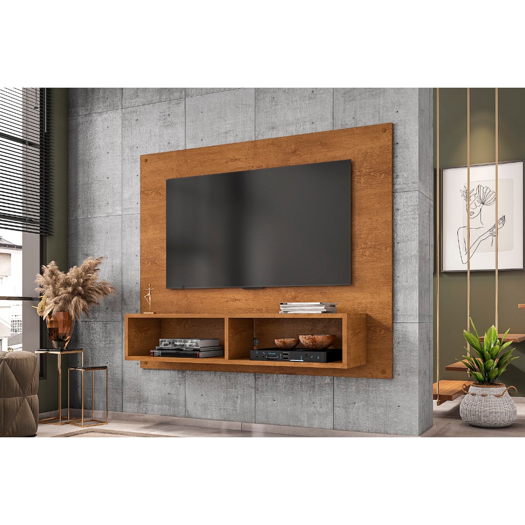 Painel para TV Viena Várias Cores Painel Suspenso Aéreo até 43 ...