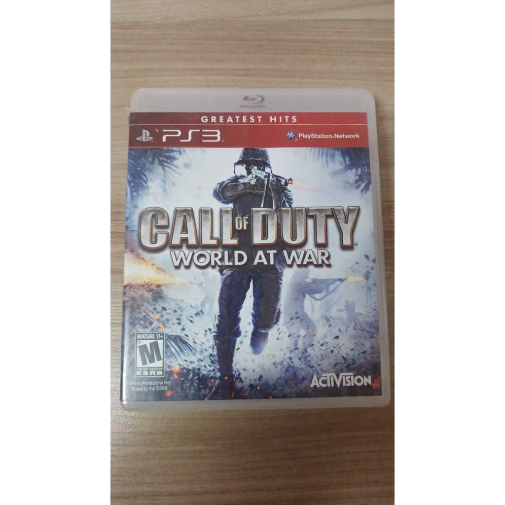 Call of Duty World At War - Ps3 - Mídia Física Original | Shopee Brasil