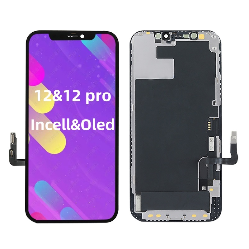 6.1" Super Incell&Oled Display Para Iphone 12&12 Pro Frontal Tela Touch ...