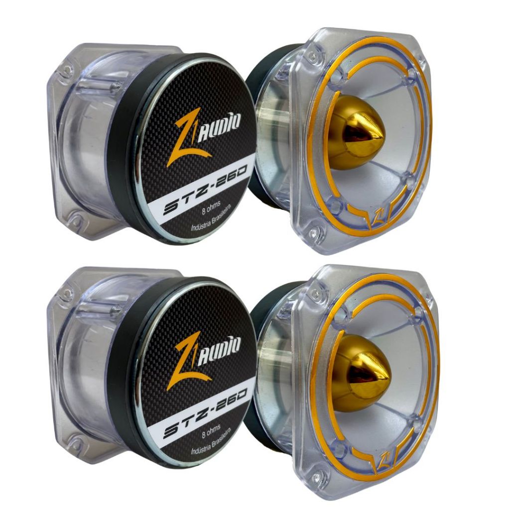 Kit 2 unidades de Tweeter Stz260 Golden Z1 Audio Zetta | Shopee Brasil