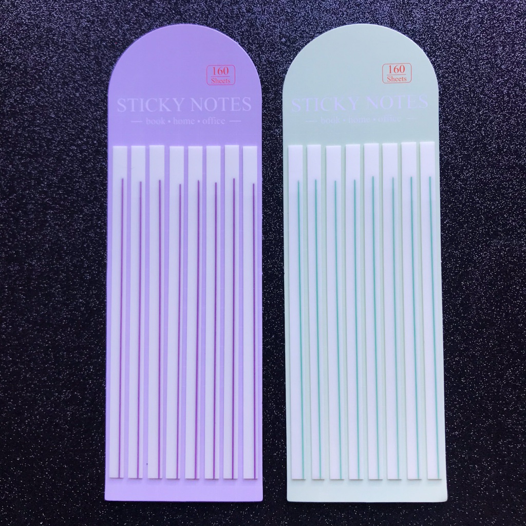 MARCADOR DE PÁGINA ADESIVO TRANSPARENTE STICKY NOTES MARCA TEXTO ...