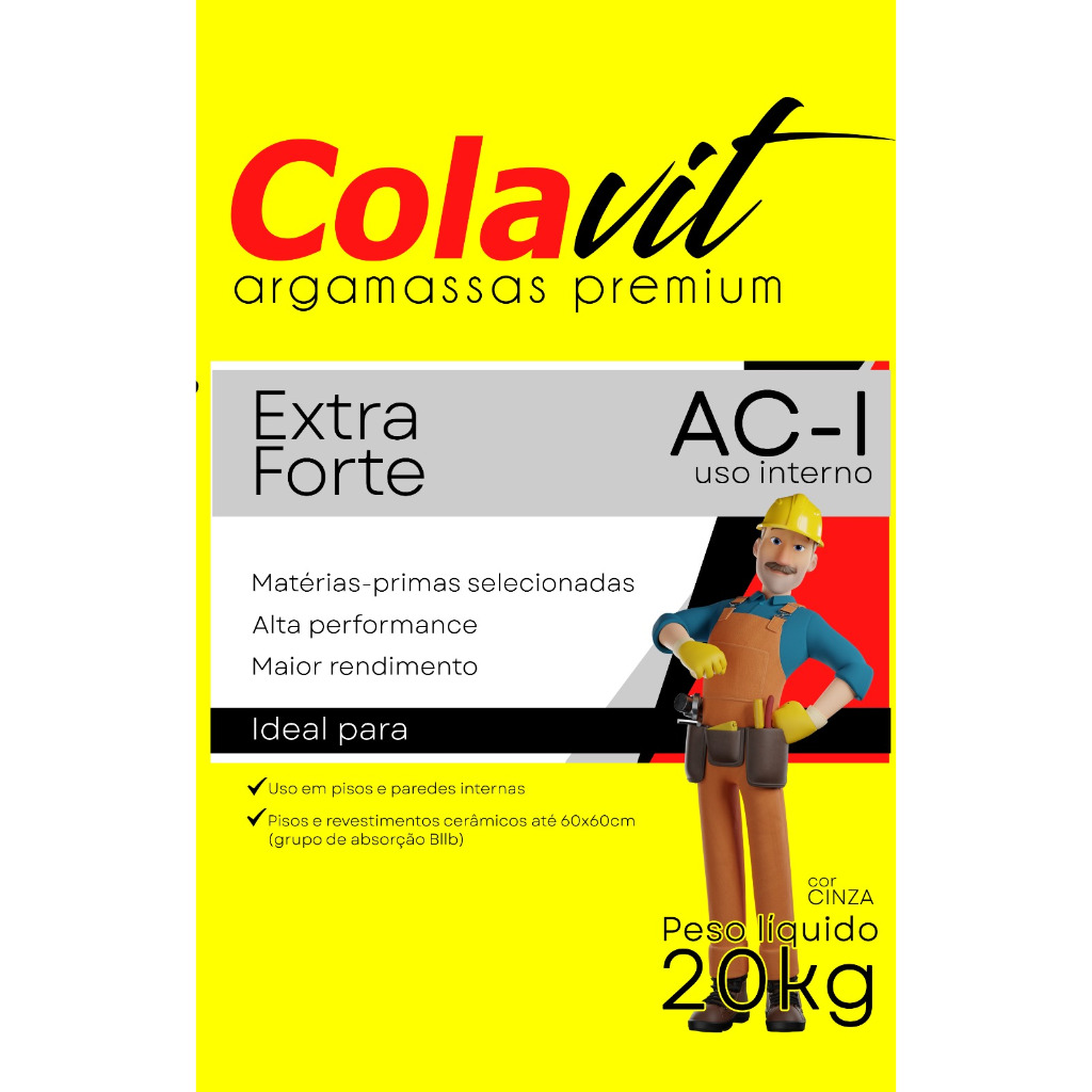 Argamassa AC1 Interna - Colavit | Shopee Brasil