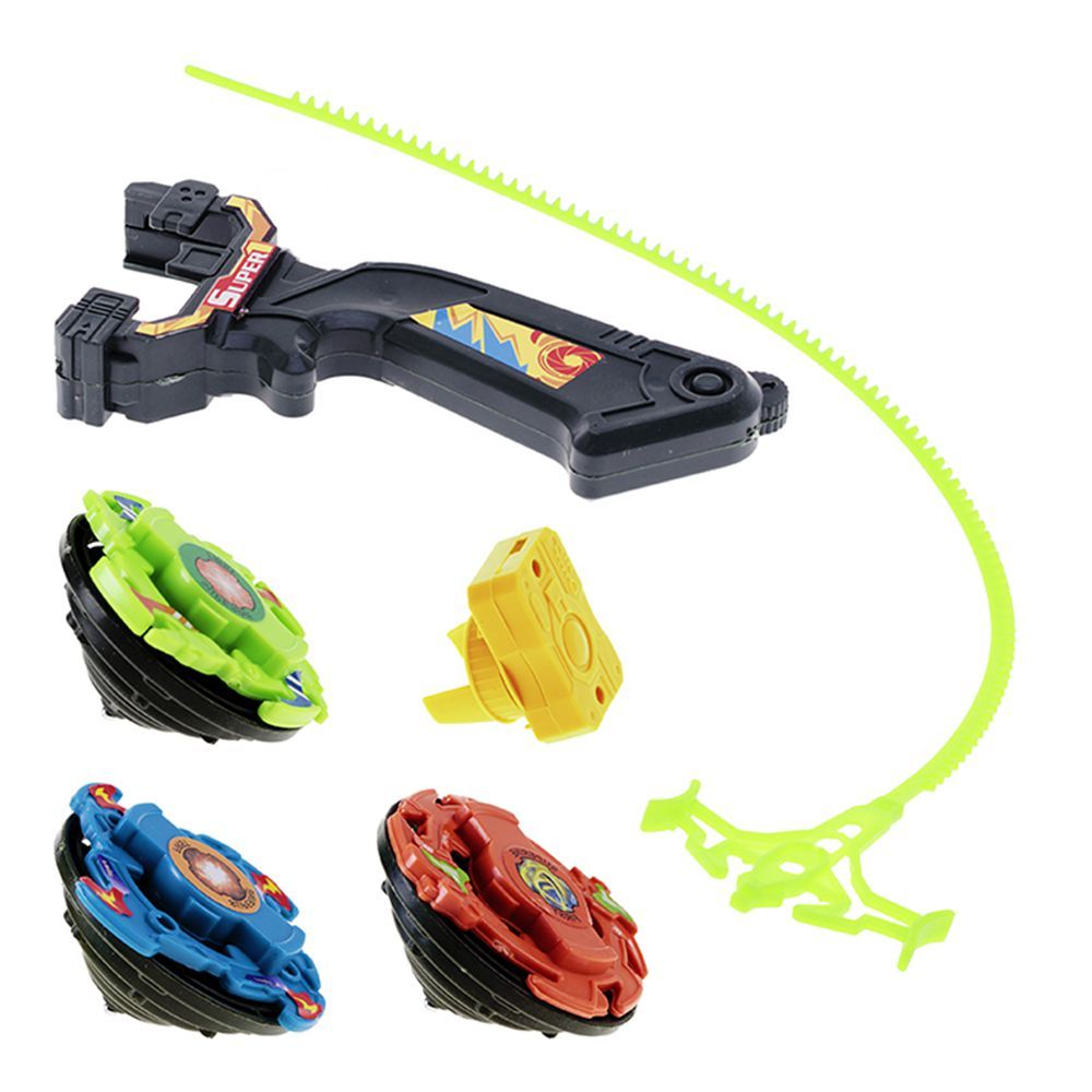Kit Com 3 Pião Beyblade Bleibleide Com Lançador Super Incluso | Shopee ...