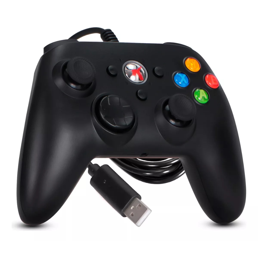 Controle Xbox 360 com Fio Usb X-360 e PC KNUP - KP-GM033 | Shopee Brasil