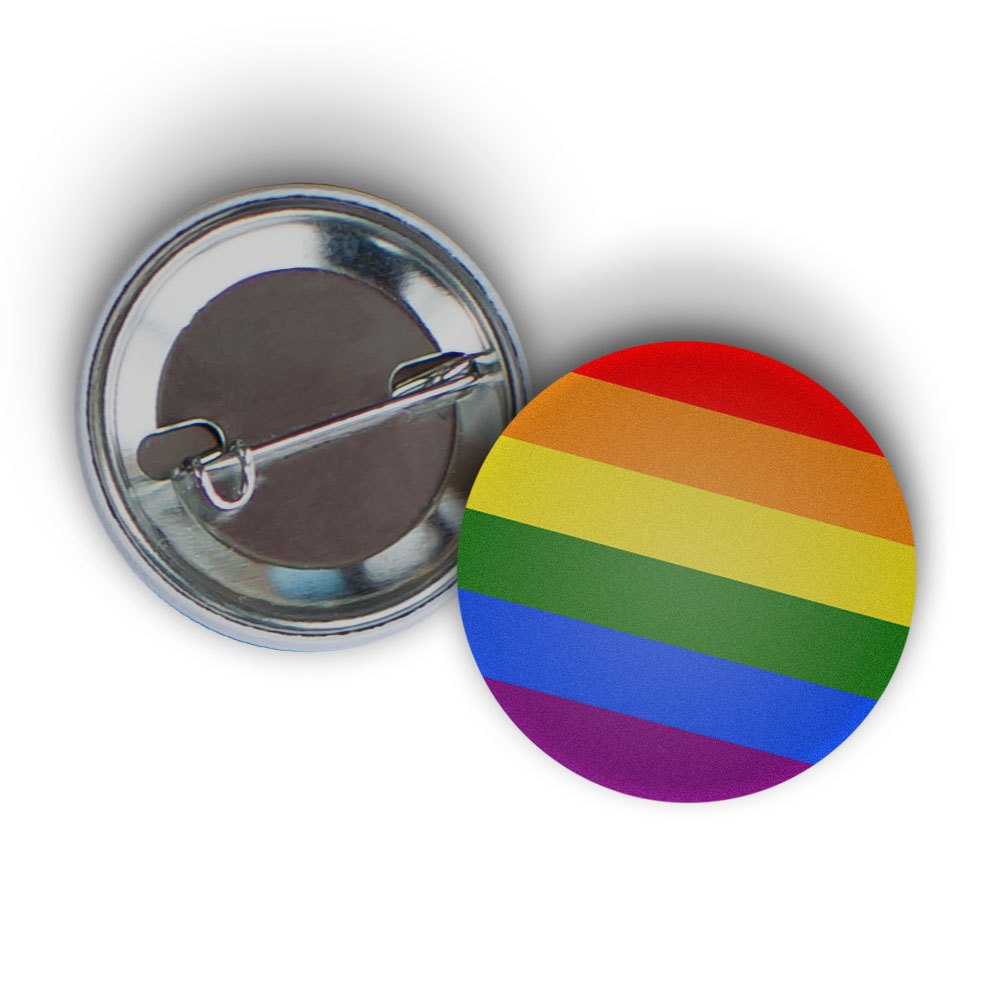 5/10/25 Botons LGBT GLS Arco Íris - 2,5cm 3,5cm 5,5 cm Botton Broche ...